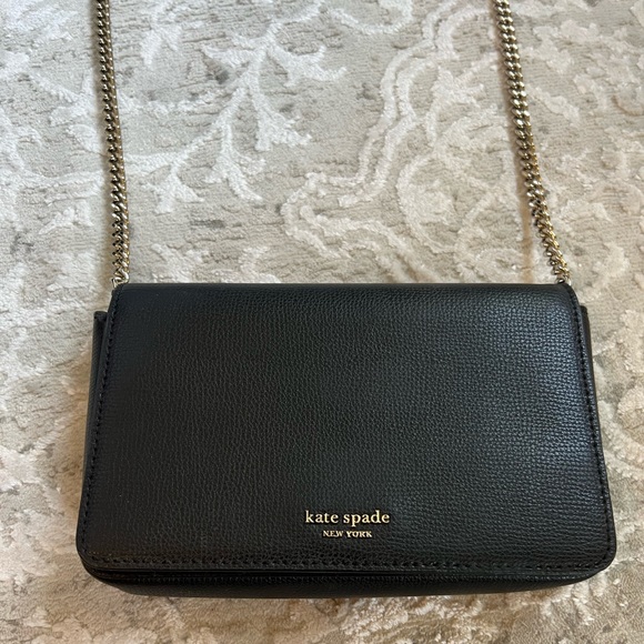 kate spade | Bags | Kate Spade Chain Wallet Crossbody Bag Black | Poshmark